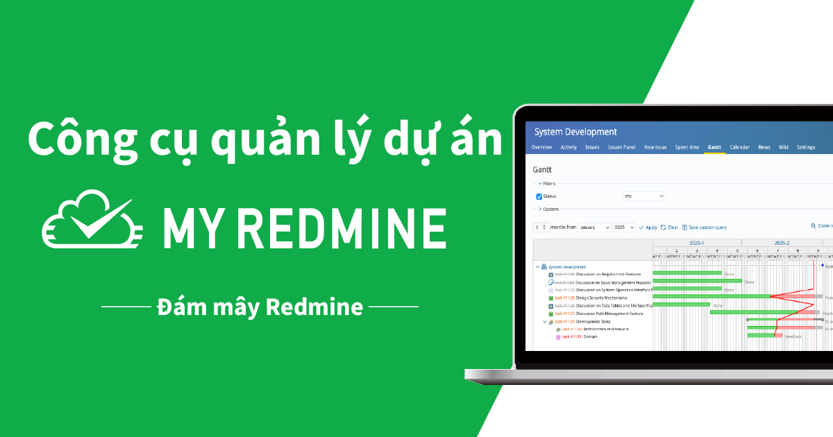Công cụ quản lý dự án My Redmine Global Edition｜Dịch vụ đám mây của Redmine