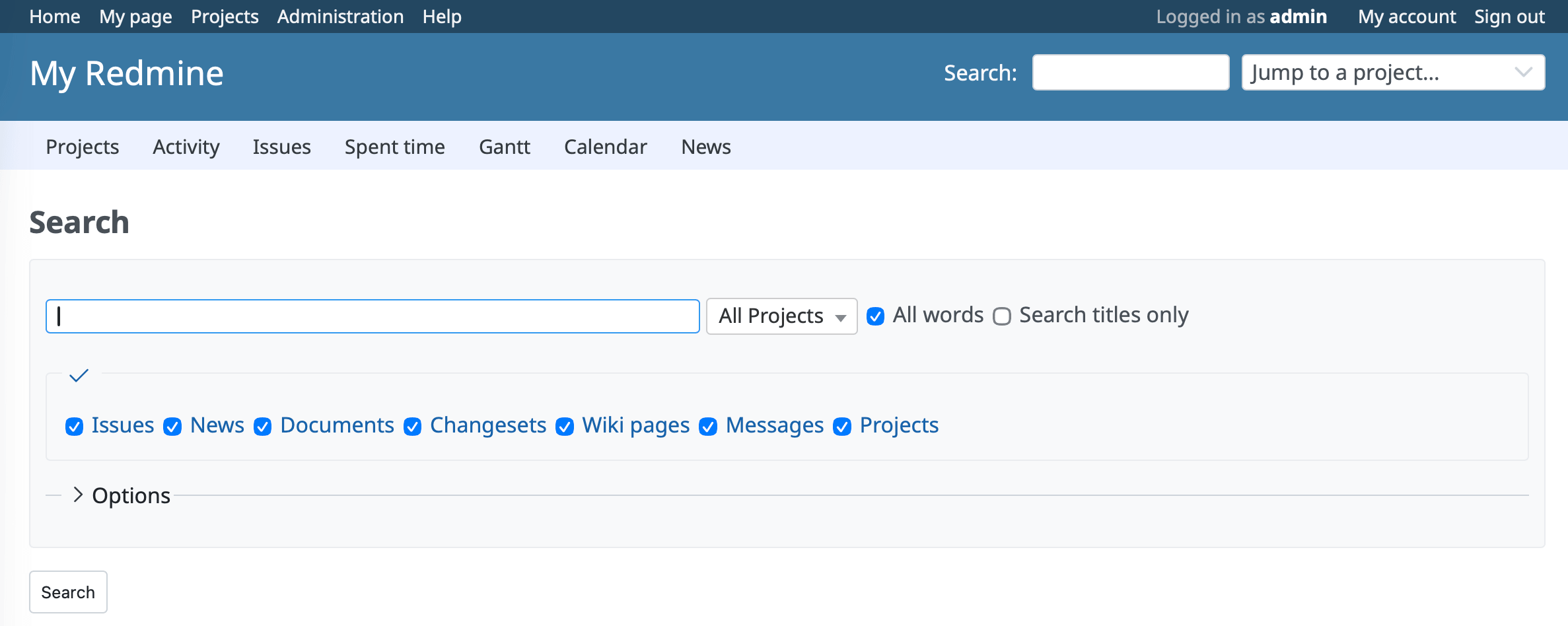 Searching for Issues and Attachments | My Redmine Global Edition